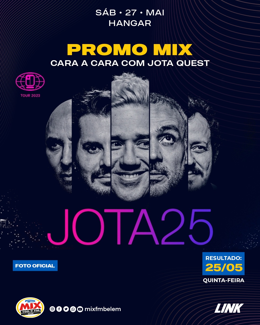 PROMO MIX: CARA A CARA COM JOTA QUEST ?? - Radio Mix FM - Belém